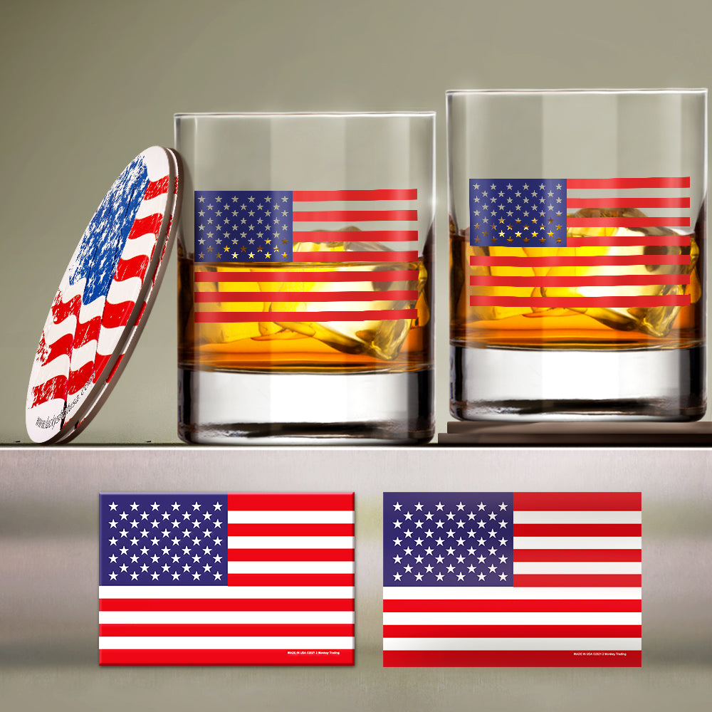 USA Color Flag Gift Set